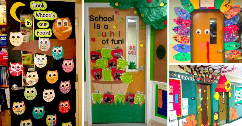 30 Super Cool Classroom Doors to Bring in the Fall Season at School