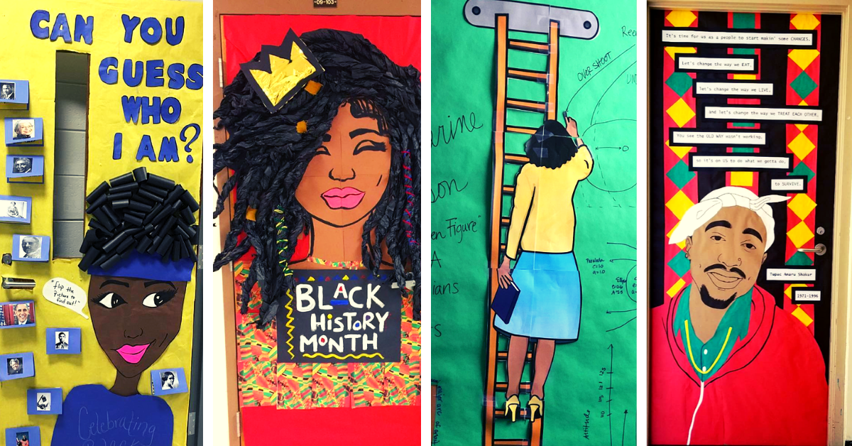 25 Inspirational Classroom Doors Celebrating Black History