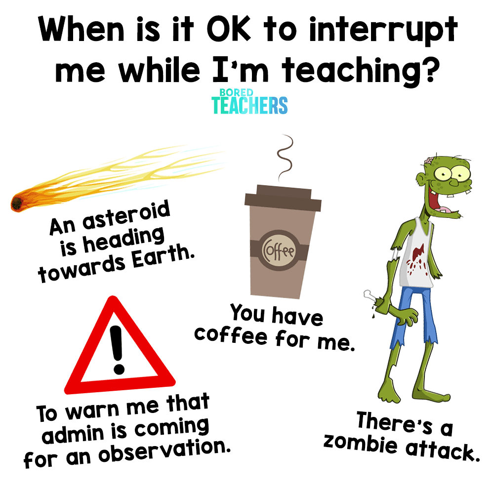 When Is It OK to Interrupt My Teaching? Poster
