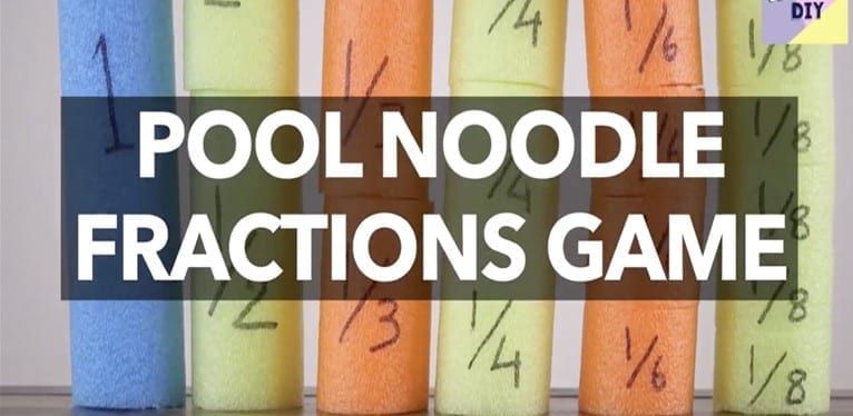 Learning Fractions Using Pool Noodles