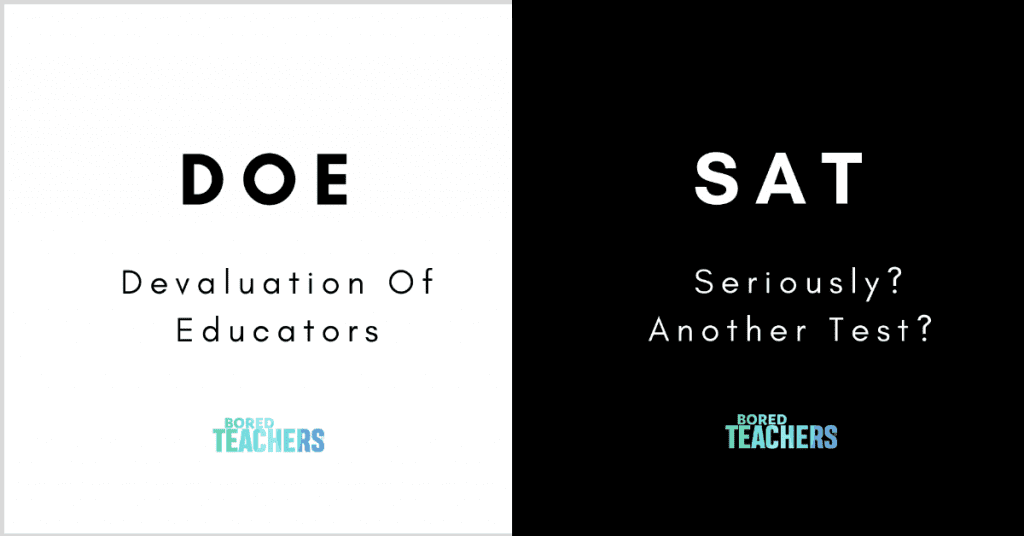 Teacher Acronyms and What They Really Mean