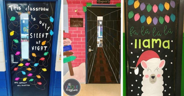 45 Festive Classroom Doors to Get in The Holiday Spirit