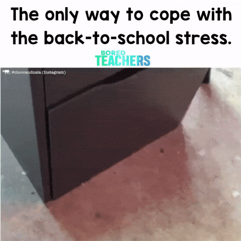 The Only Way to Cope With Teacher Stress - Bored Teachers
