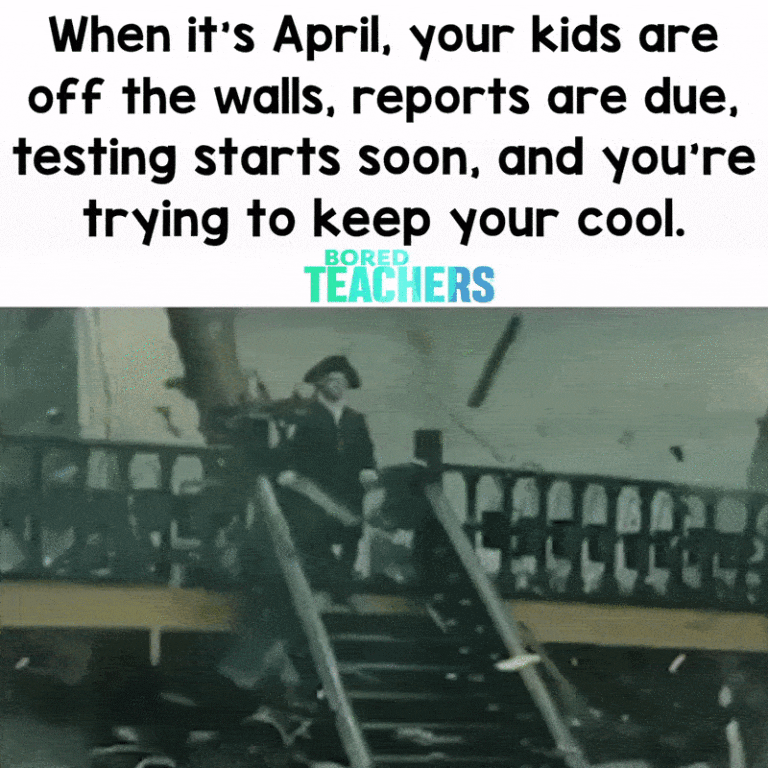 Trying to Keep Your Cool in the Midst of the Chaos - Bored Teachers