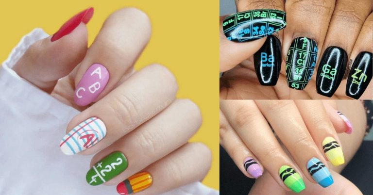 33 Awesome Teacher Nail Art Ideas To Try ASAP!