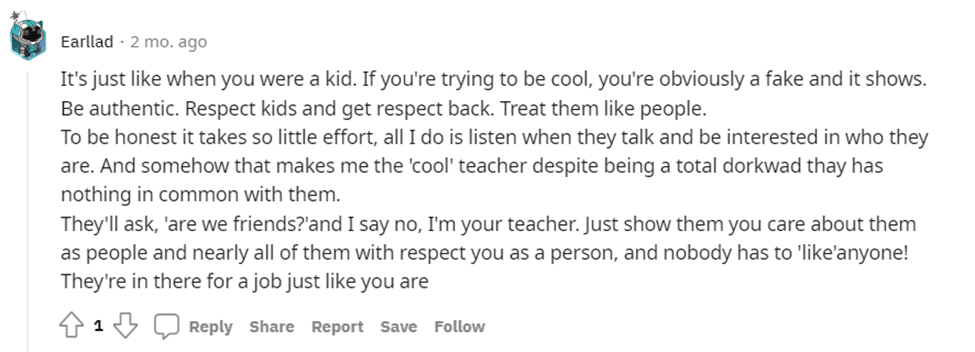 How to Be Both Respected and Liked By Your Students: According to ...