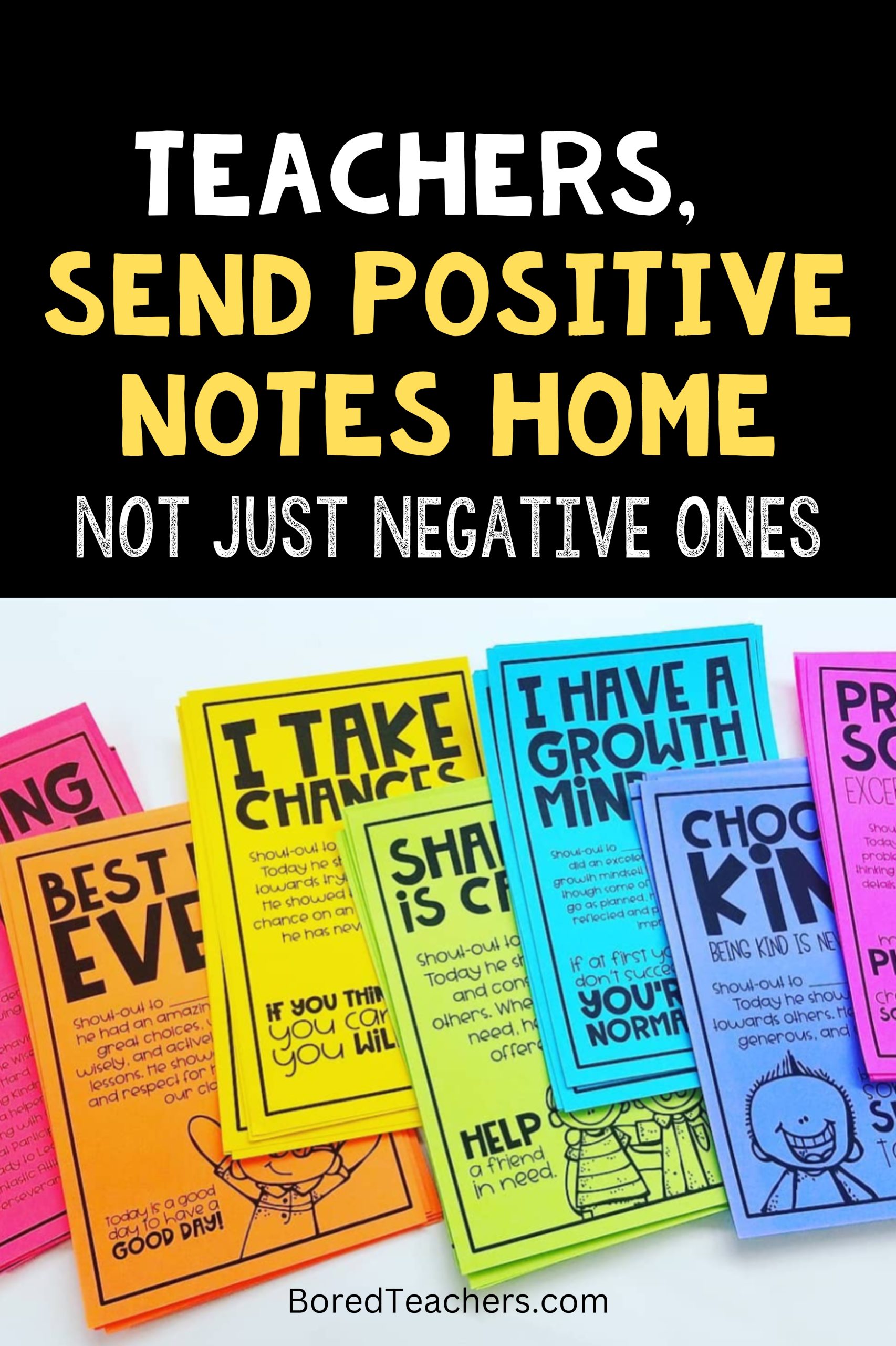 Teachers, Send Positive Notes Home, Not Just Negative Ones