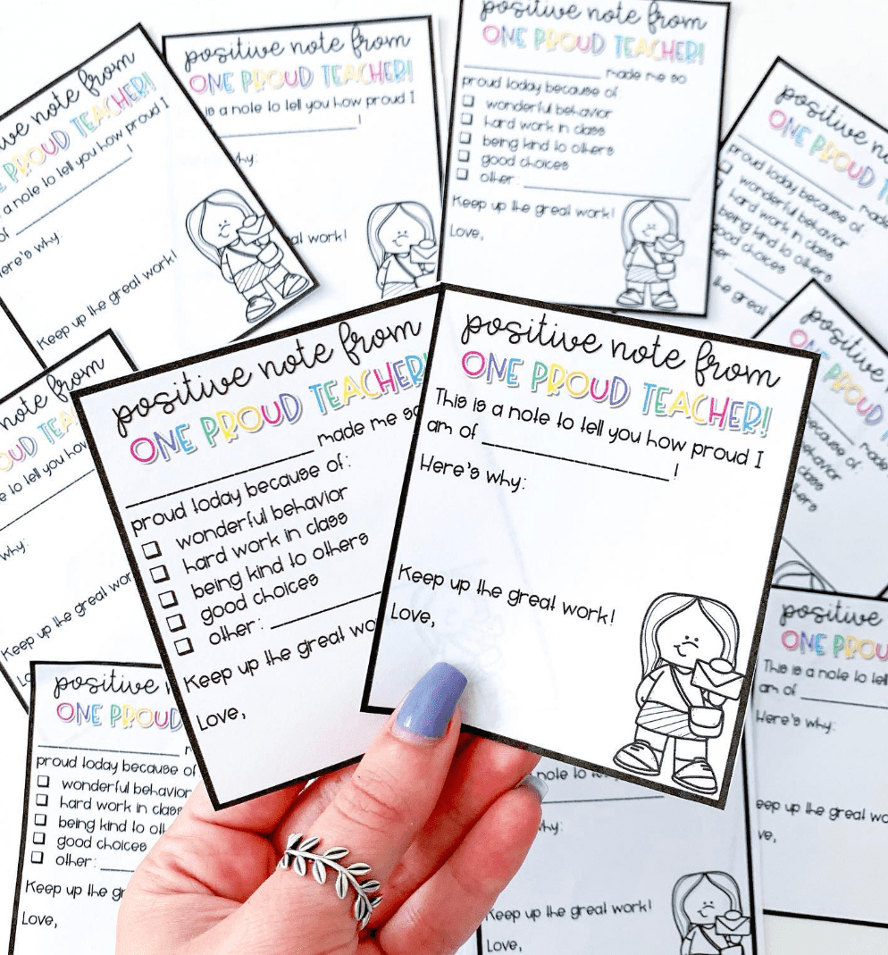 Teachers, Send Positive Notes Home, Not Just Negative Ones