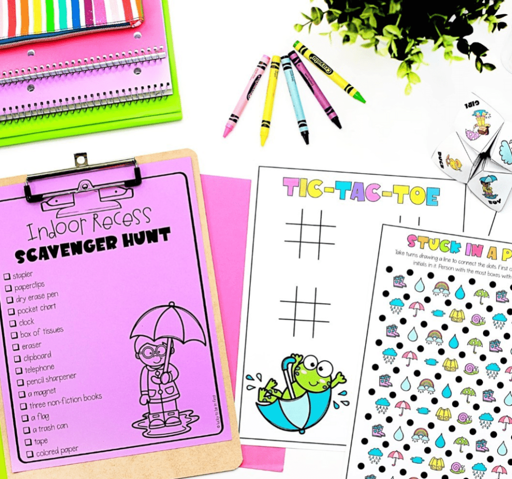 13 Fun Indoor Recess Activities For Rainy Days