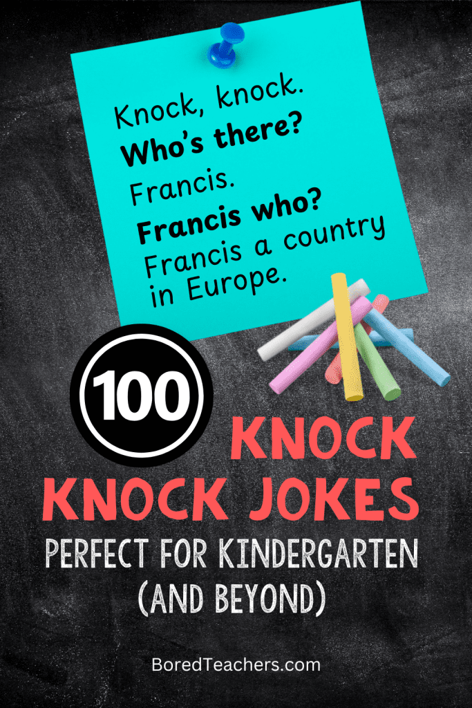 100 Knock Knock Jokes Perfect for Kindergarten and Beyond